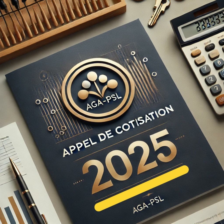 Appel de cotisation 2025 - OMGA AGAPS.L